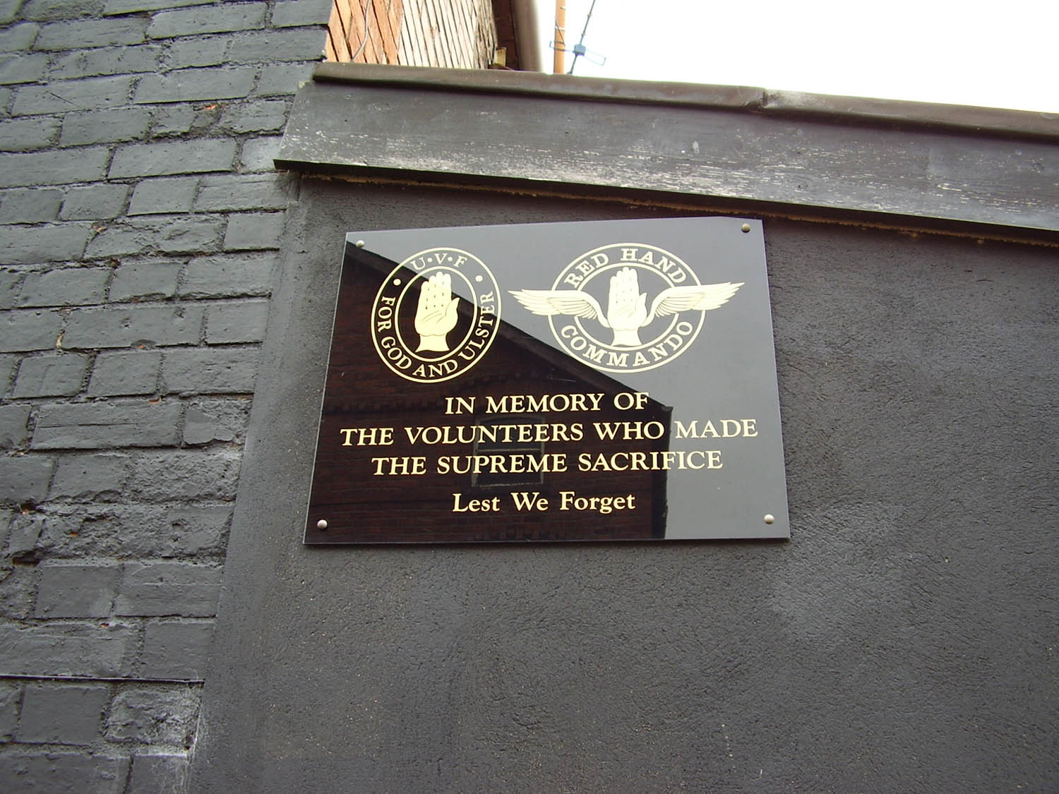 CAIN: Physical Memorials of The Troubles in East Belfast
