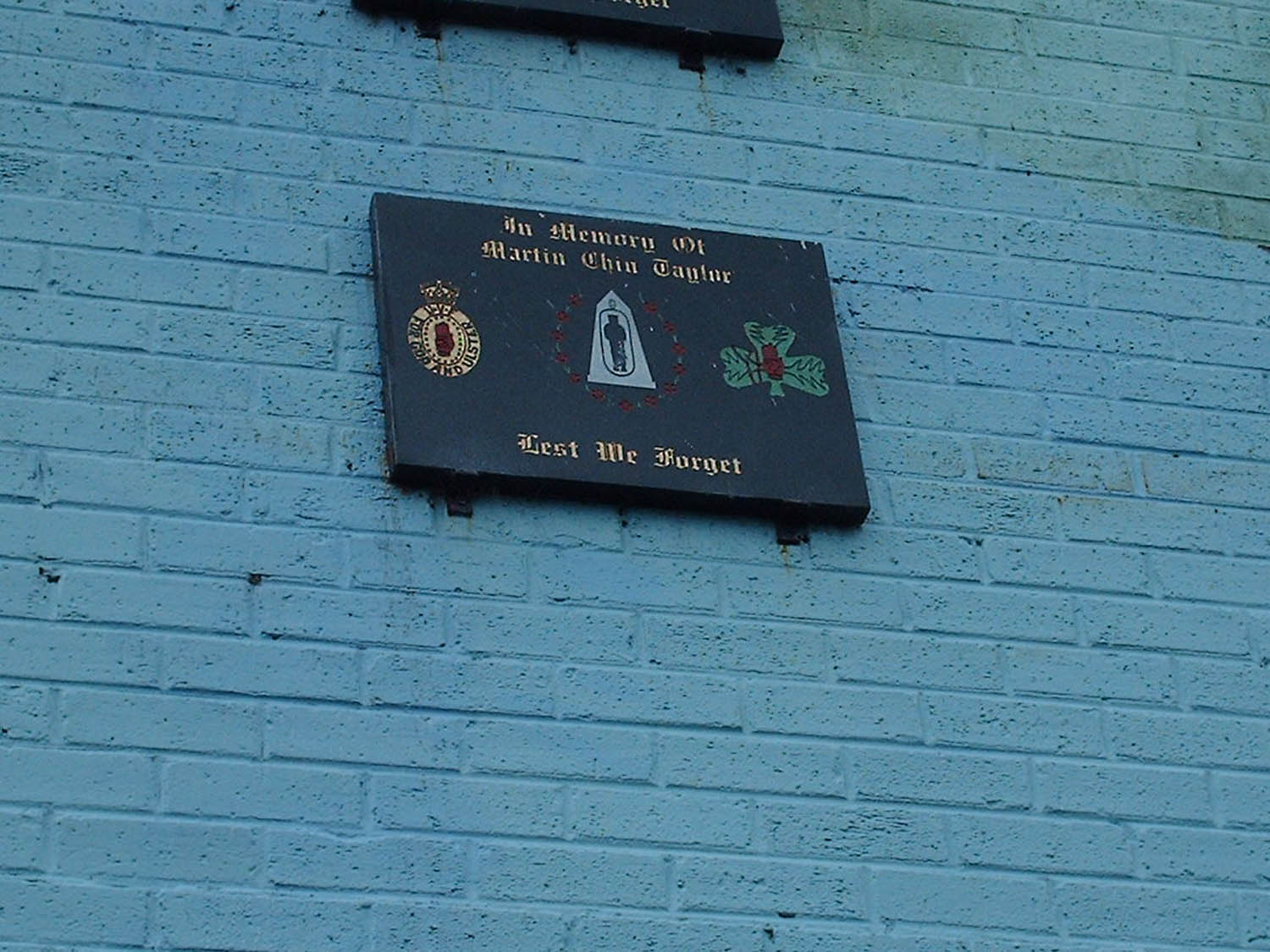 CAIN: Physical Memorials of The Troubles in North Belfast